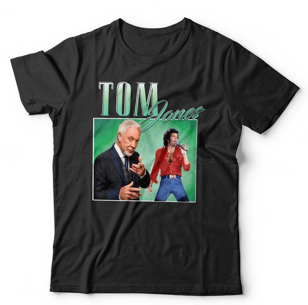 Tom Jones Appreciation T Shirt for Unisex & Kids, Music Lover, Tom ...