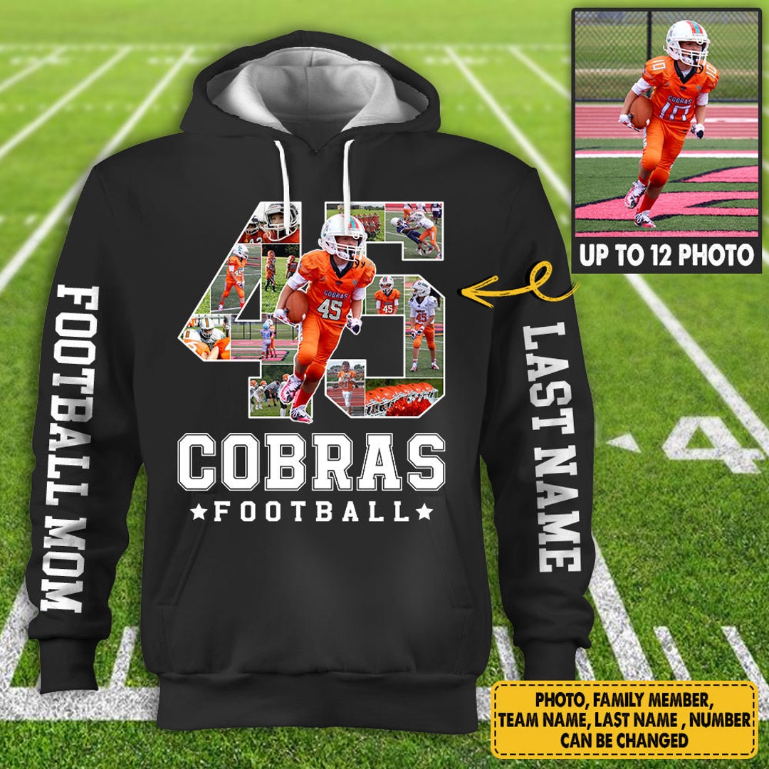 Personalized Football Shirt Custom Photo Team All Over Print - Etsy