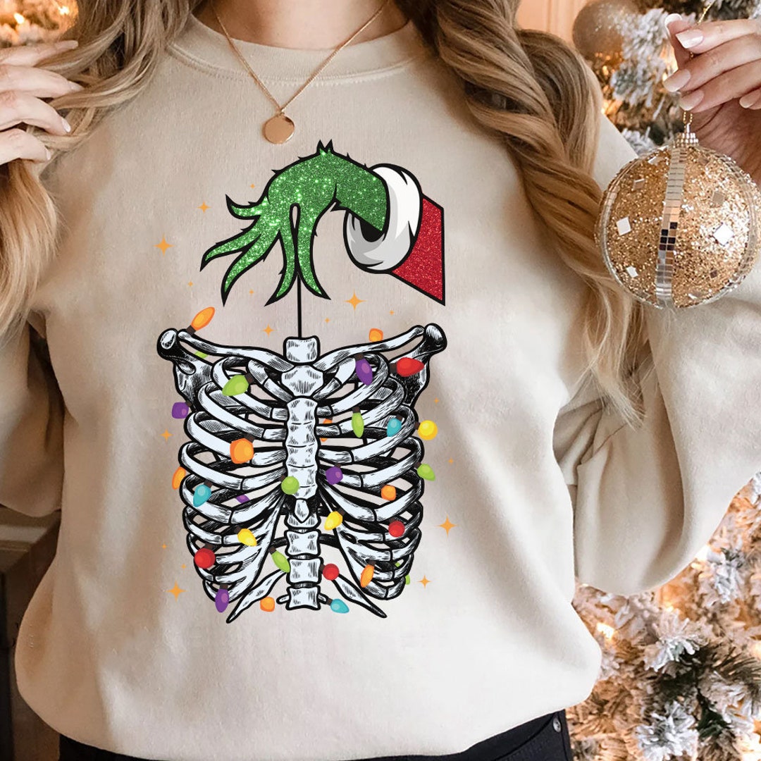 Christmas Radiology Sweatshirt, Christmas X-ray Tech Shirt, Grinch Team ...