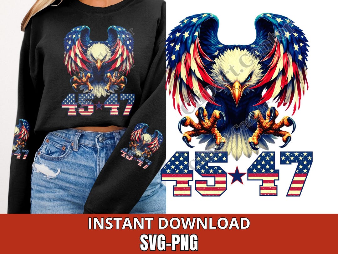 Trump PNG SVG, 45 47 Trump, Maga Svg, Trump 2024 Svg, Patriotic Svg ...