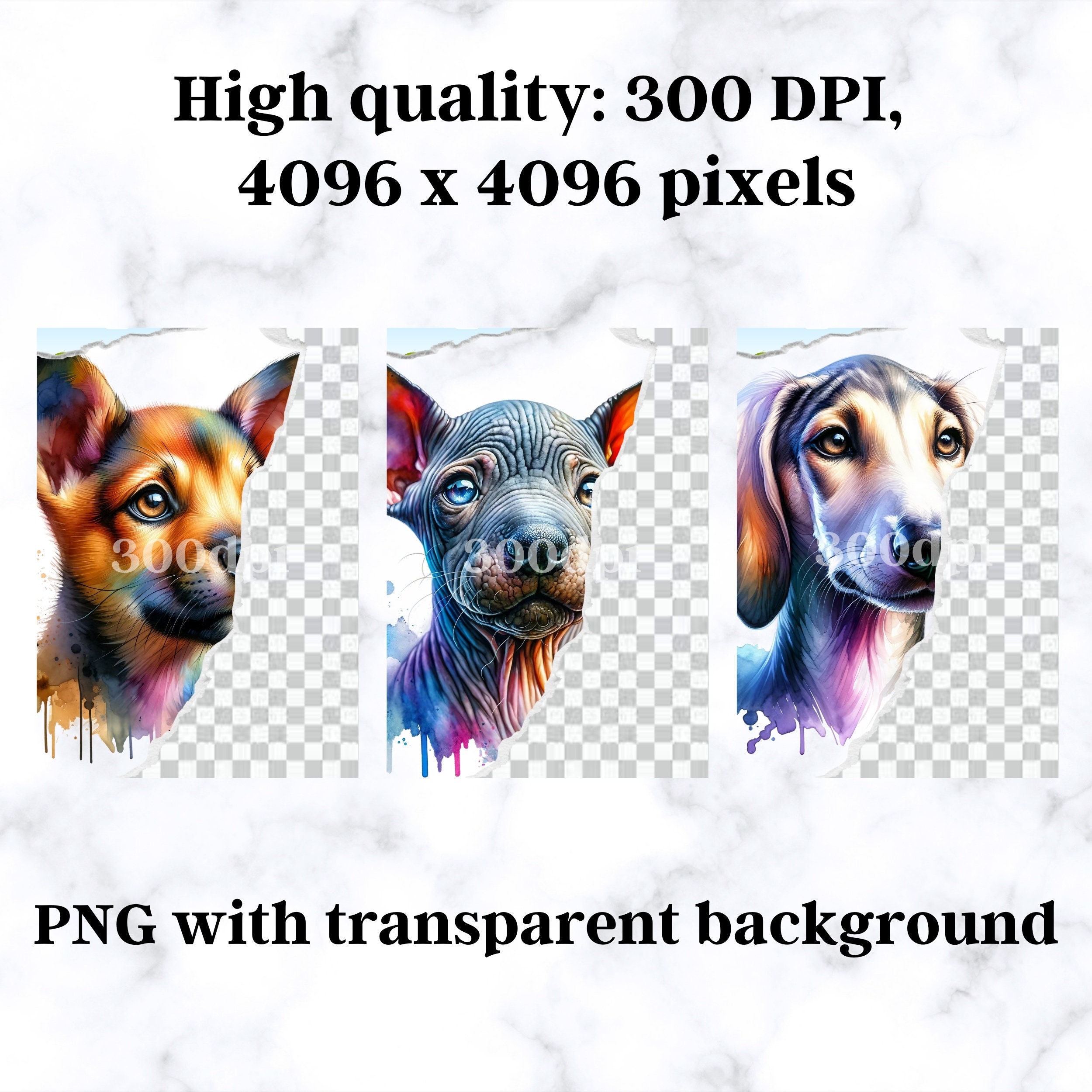 Watercolor Cute Dog Clipart Collection: Adorable Puppies PNG for All ...