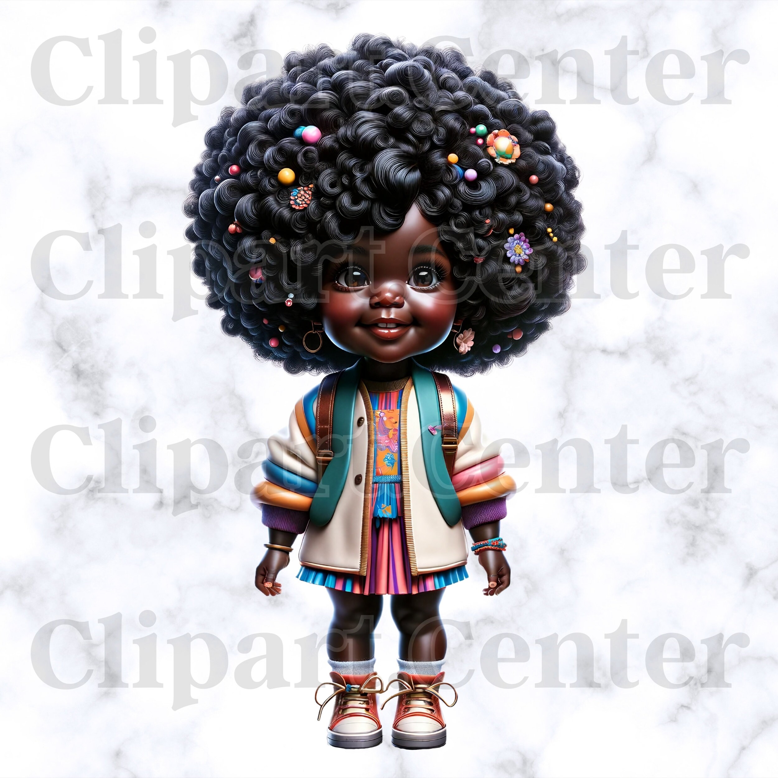 20 Adorable Little Black Girl PNG Cliparts: Celebrating Black Girl ...