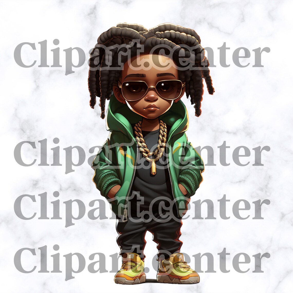 African American Boys, Clipart PNG, Instant Digital Download Urban ...