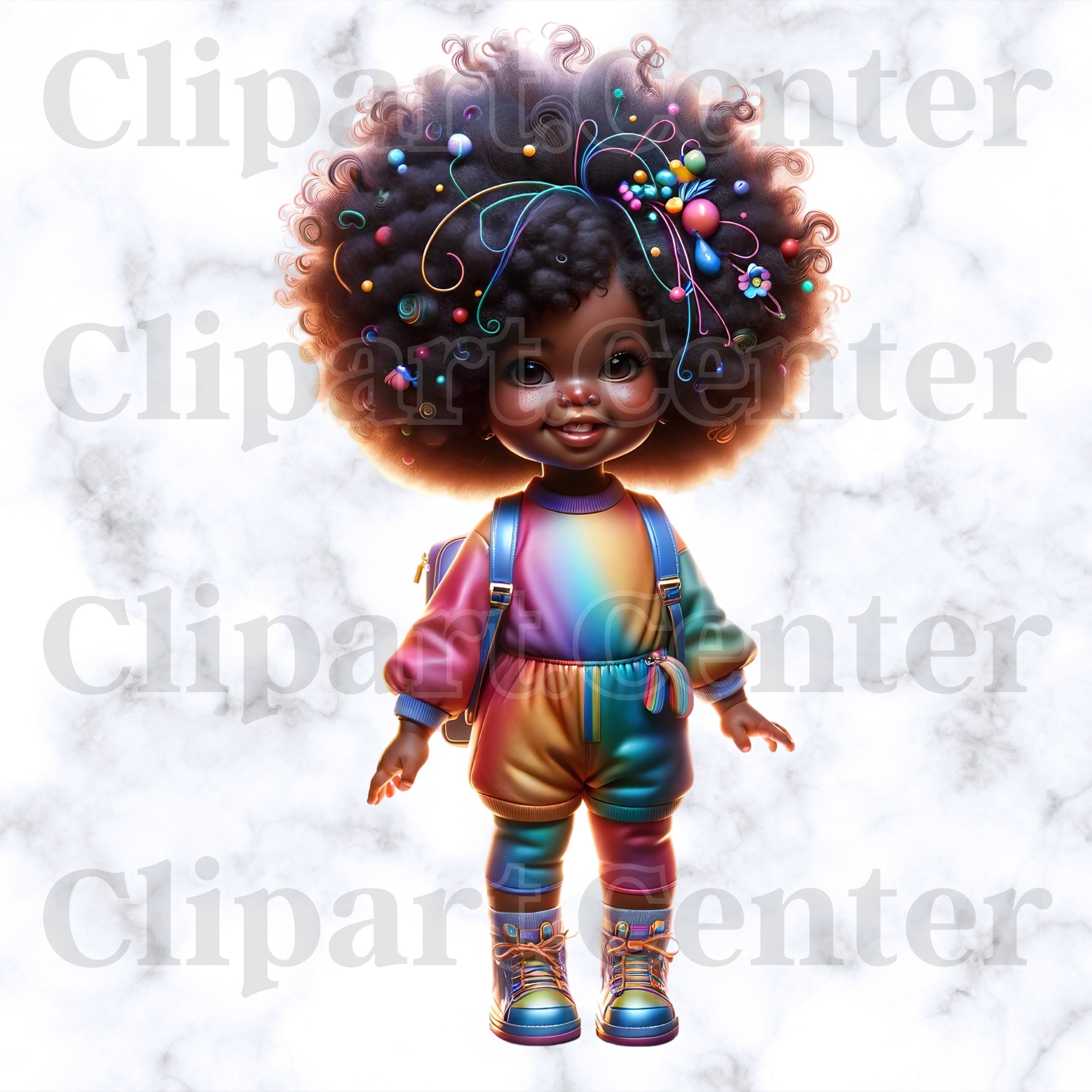 20 Adorable Little Black Girl PNG Cliparts: Celebrating Black Girl ...