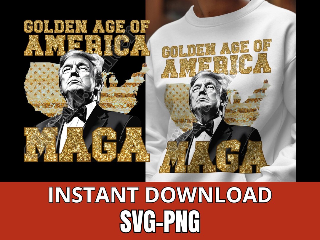 45 47 Trump Svg Png - Patriotic Design With MAGA Trump, USA Flag, and ...
