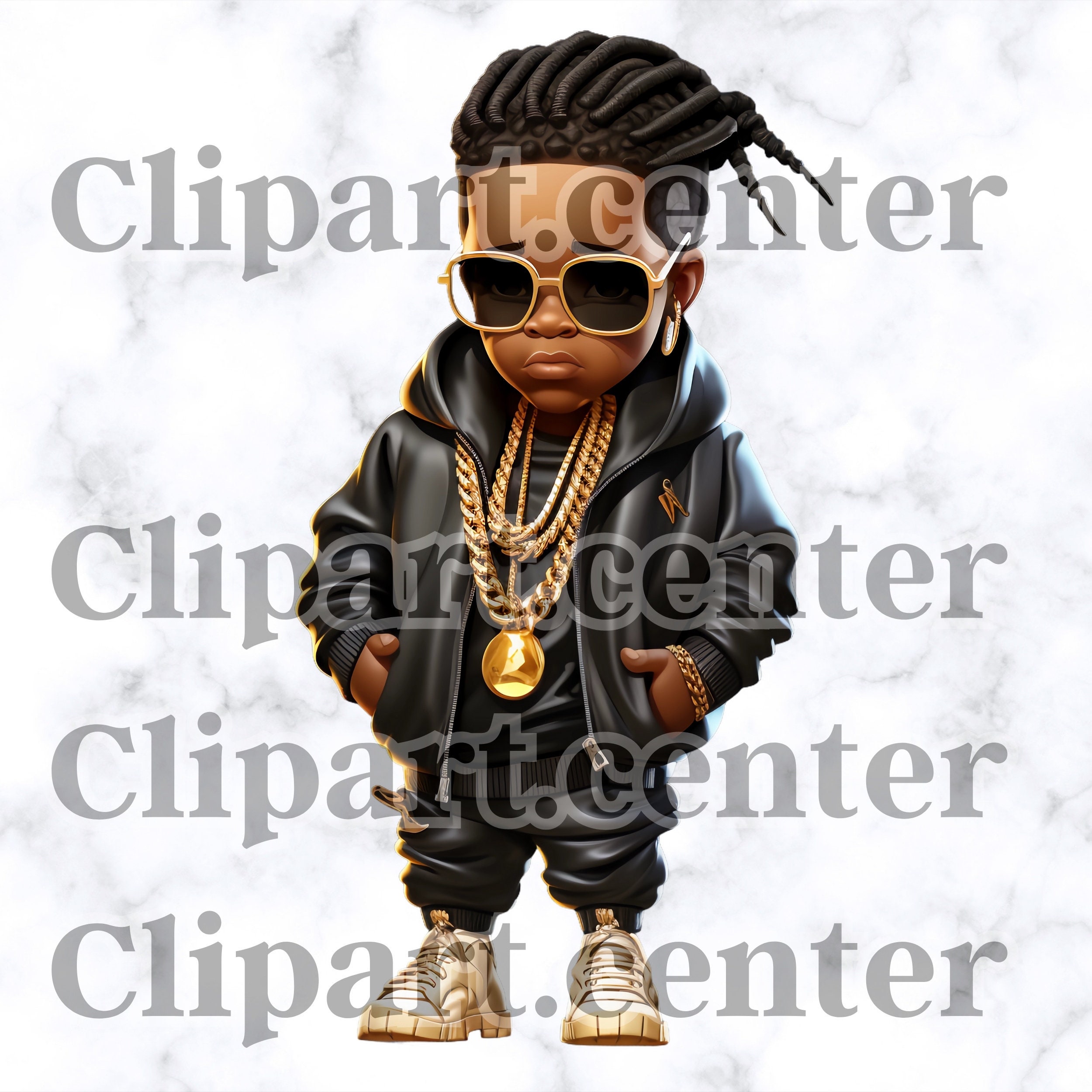African American Boys, Clipart PNG, Instant Digital Download Urban ...