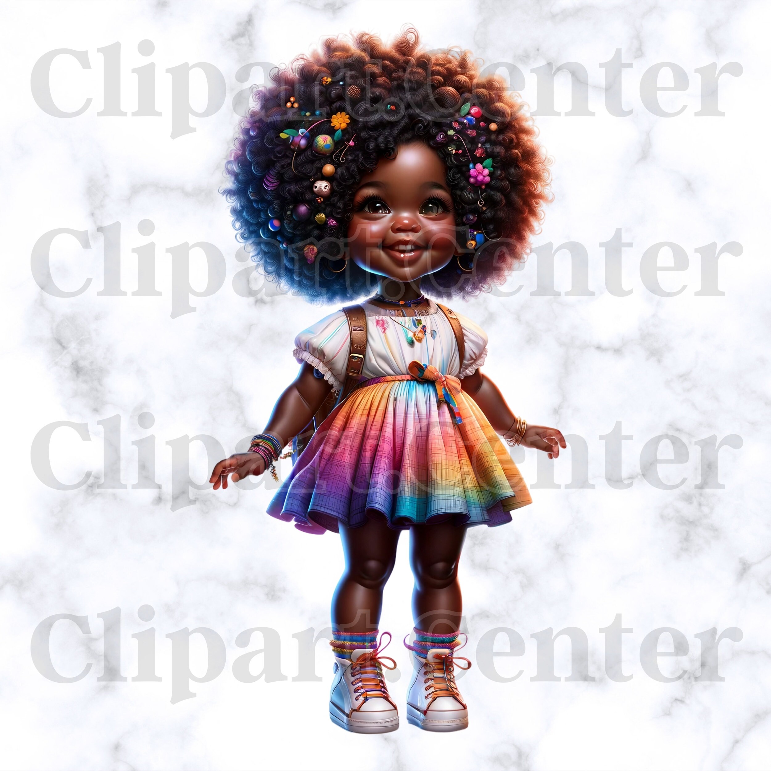 20 Adorable Little Black Girl PNG Cliparts: Celebrating Black Girl ...