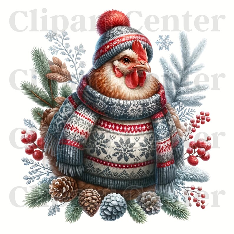 Winter Wonderland: 75 Christmas Animals PNG Clipart Festive Forest ...