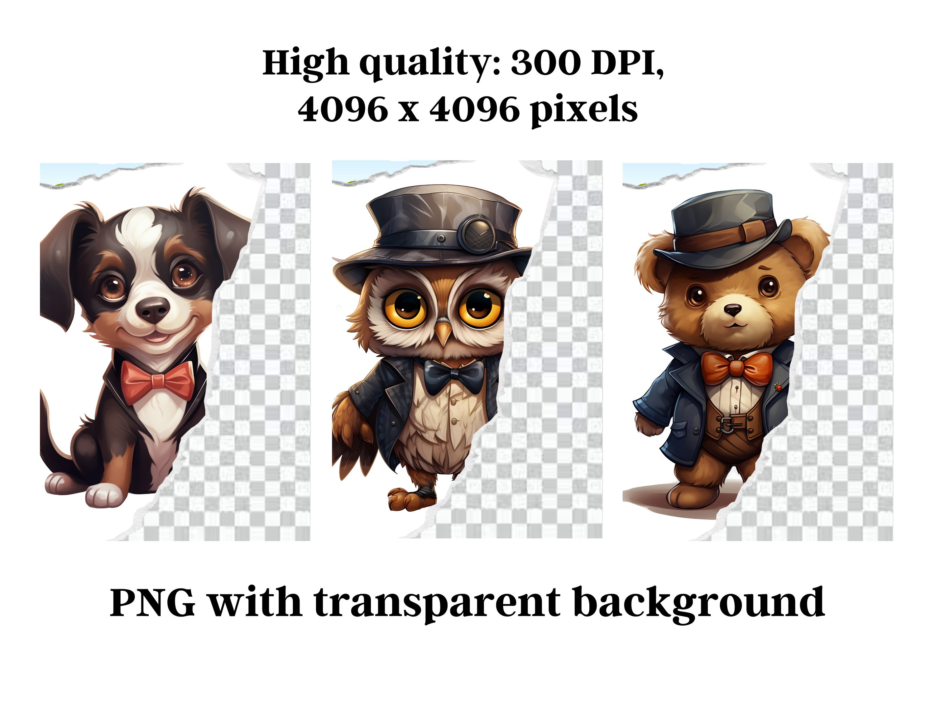 30 Chibi Animals Chibi Animals Cute Clipart Colorful - Etsy