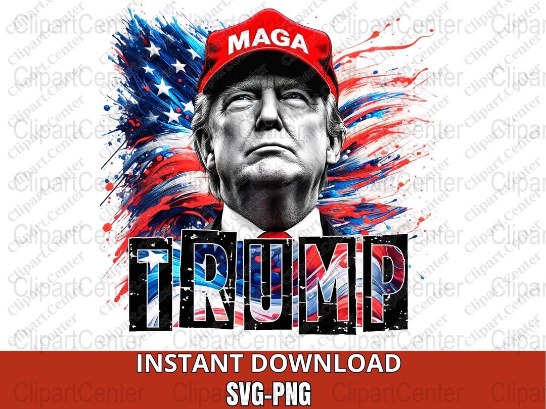 Trump Svg, Trump Png, 45 47 Trump Sublimation, Trump Won, MAGA Trump ...