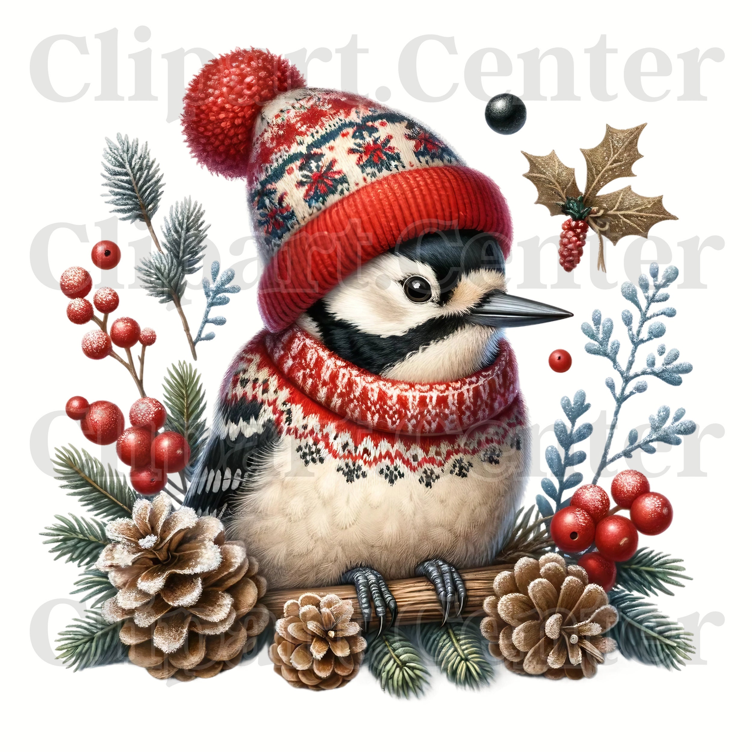 Winter Wonderland: 75 Christmas Animals PNG Clipart Festive Forest ...