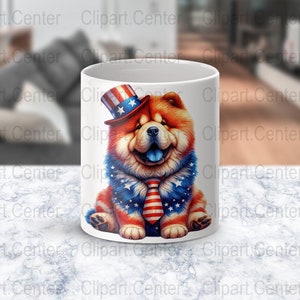 Patriotic Dog Clipart PNG, American Flag, Fourth of July USA, Dog ...
