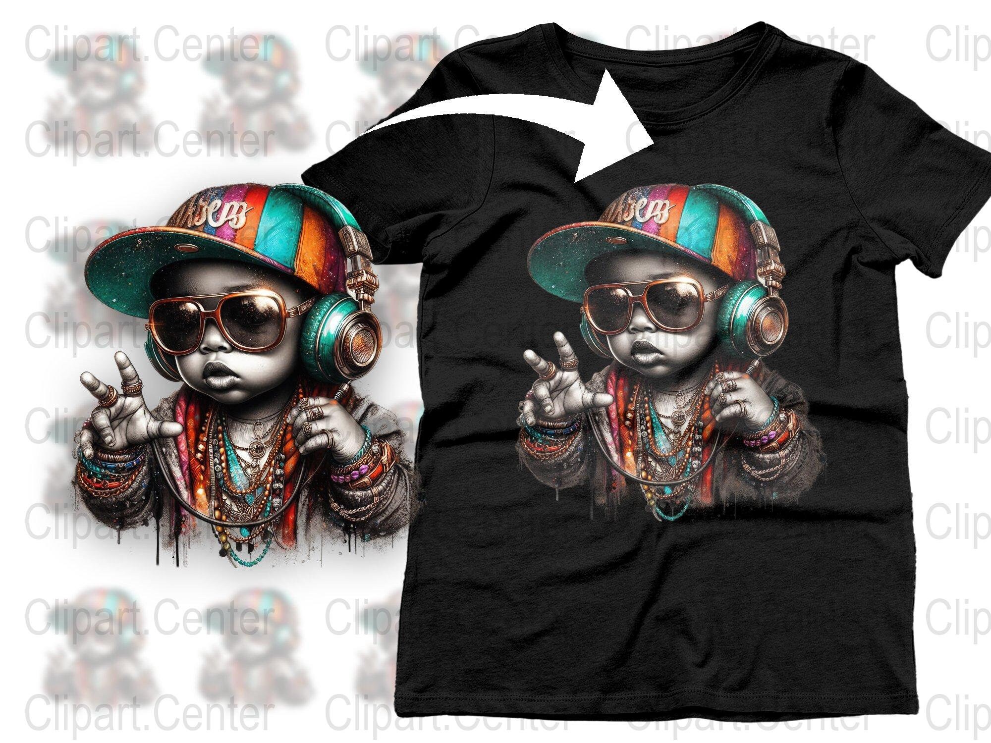 Cool Black Boy PNG, Hip Hop Inspired Black Boy Art for T-shirts ...