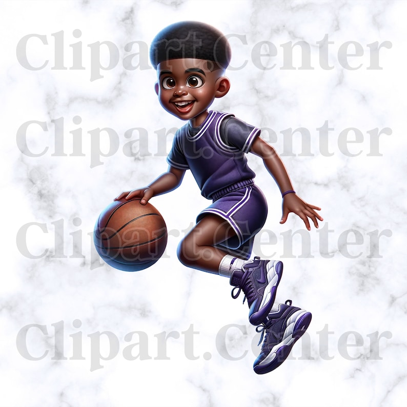 25 Black Boy Clipart PNG Bundle: Afro and Cool Black Boy Style Playing ...