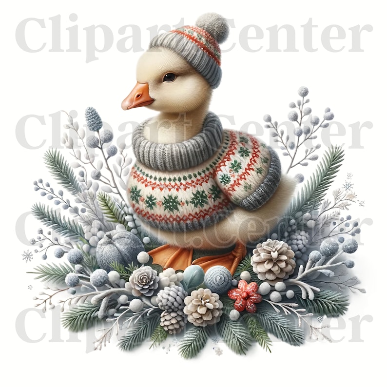 Winter Wonderland: 75 Christmas Animals PNG Clipart Festive Forest ...