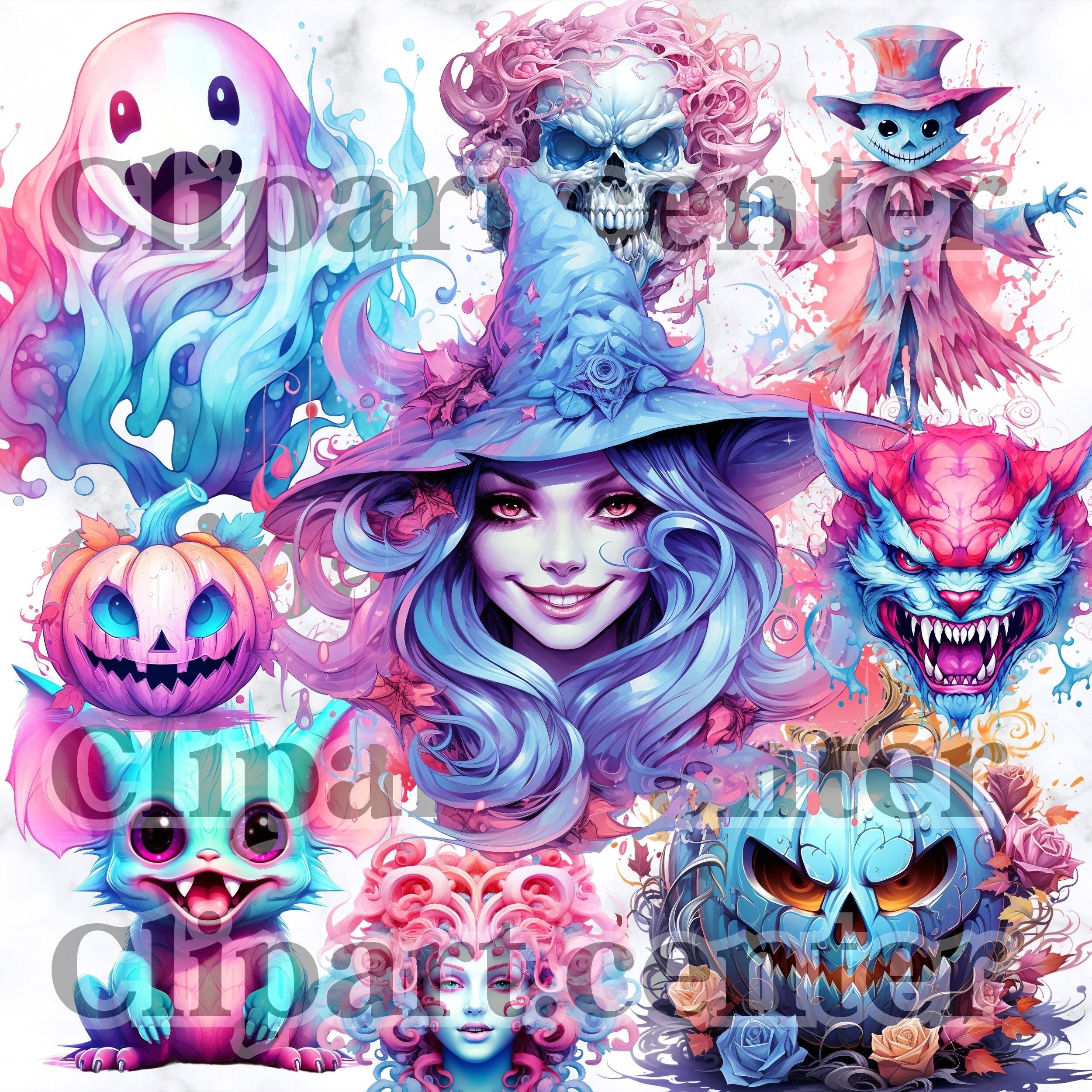 PASTEL HALLOWEEN Clipart, Halloween Collection, Clipart Png, Clipart ...