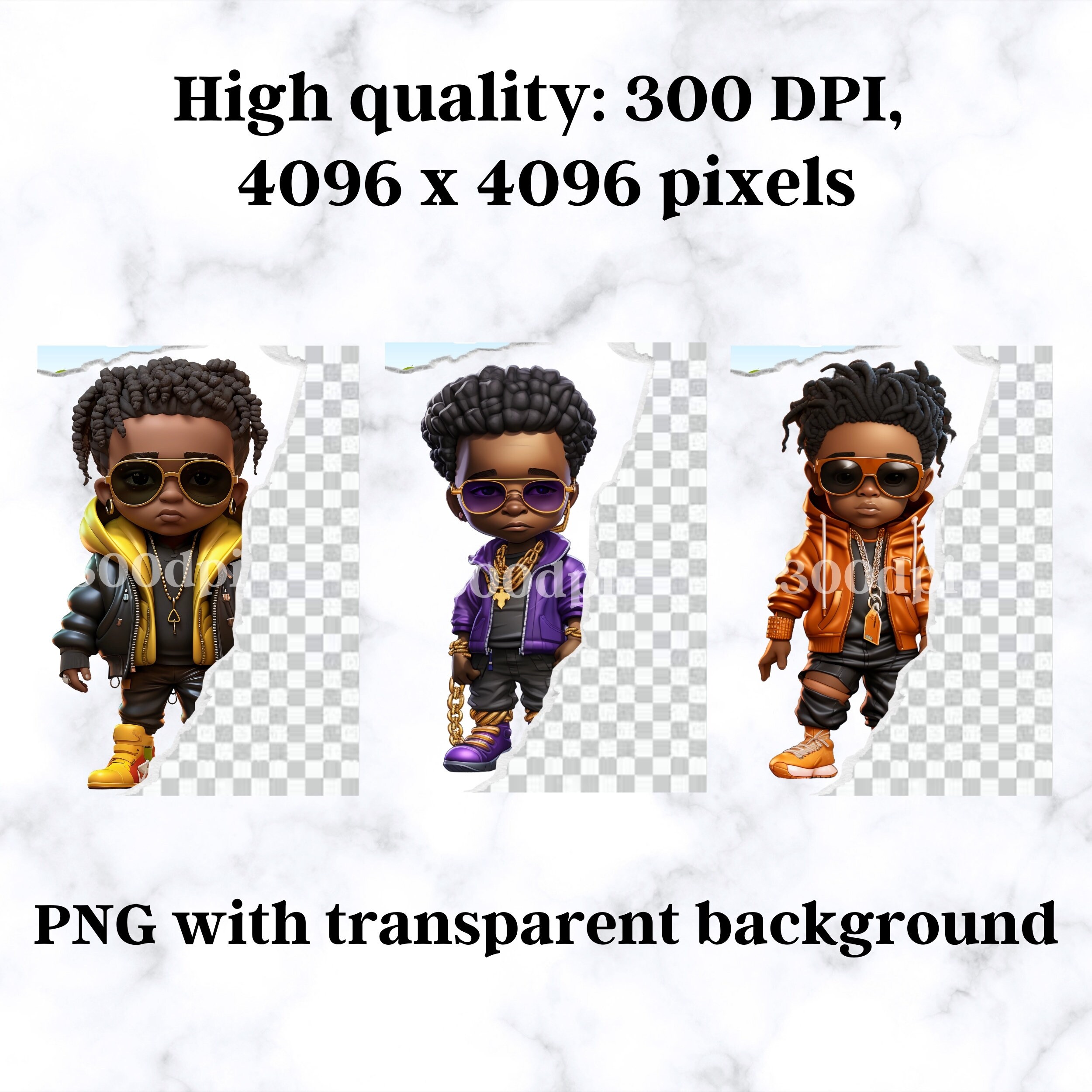 BLACK BOYS Clipart Png, African American Boys,instant Digital Download ...