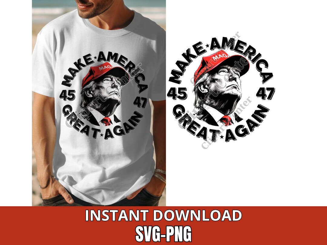 MAGA Trump Svg and Png - Patriotic Ultra MAGA Design - Make America ...