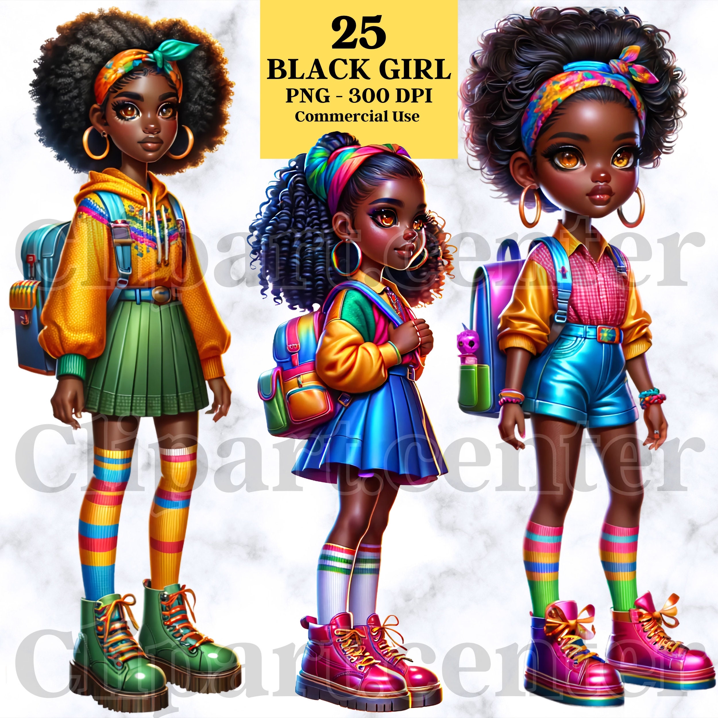 25 Black Girl Magic PNG Cliparts for Creative Expression African ...