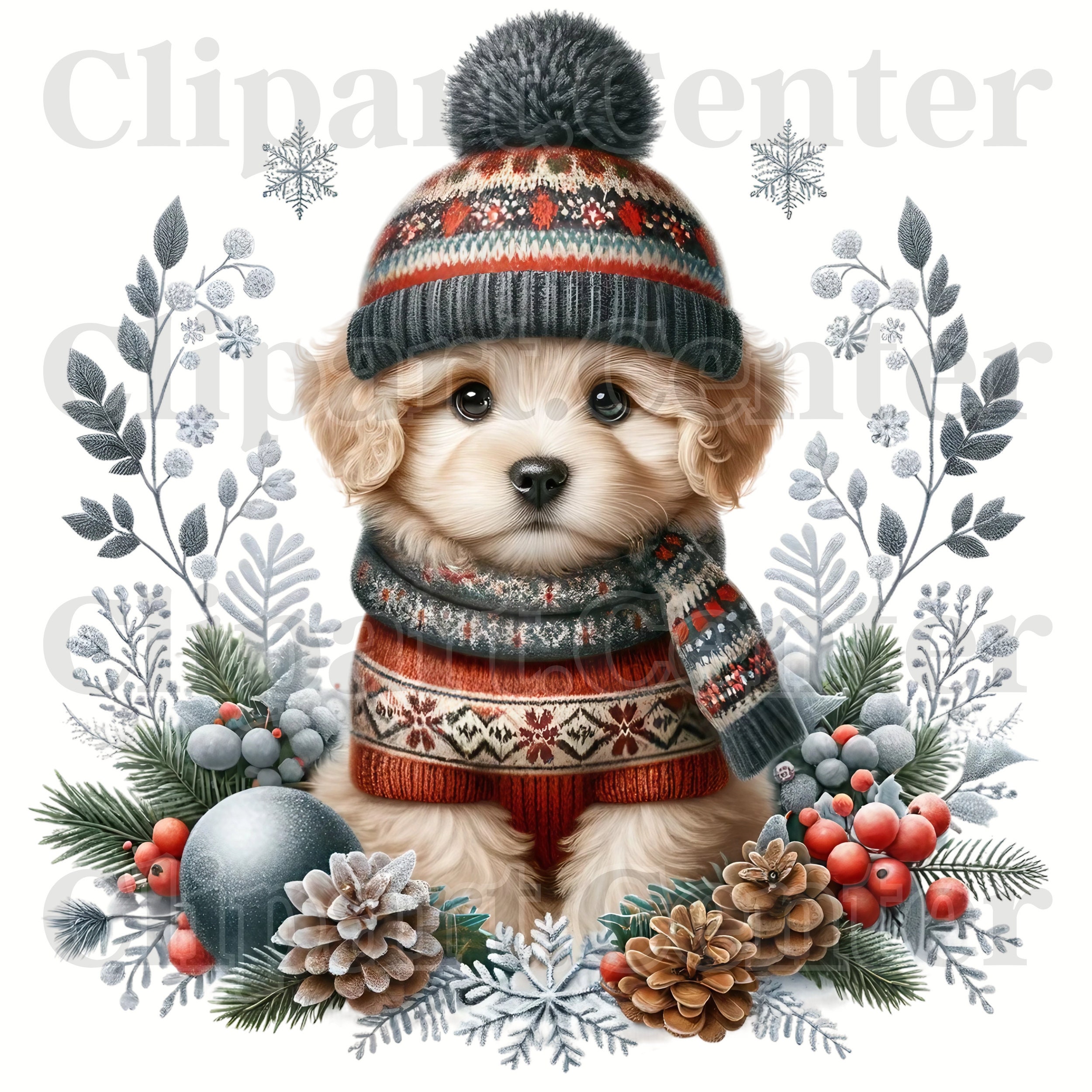 Winter Wonderland: 75 Christmas Animals PNG Clipart Festive Forest ...