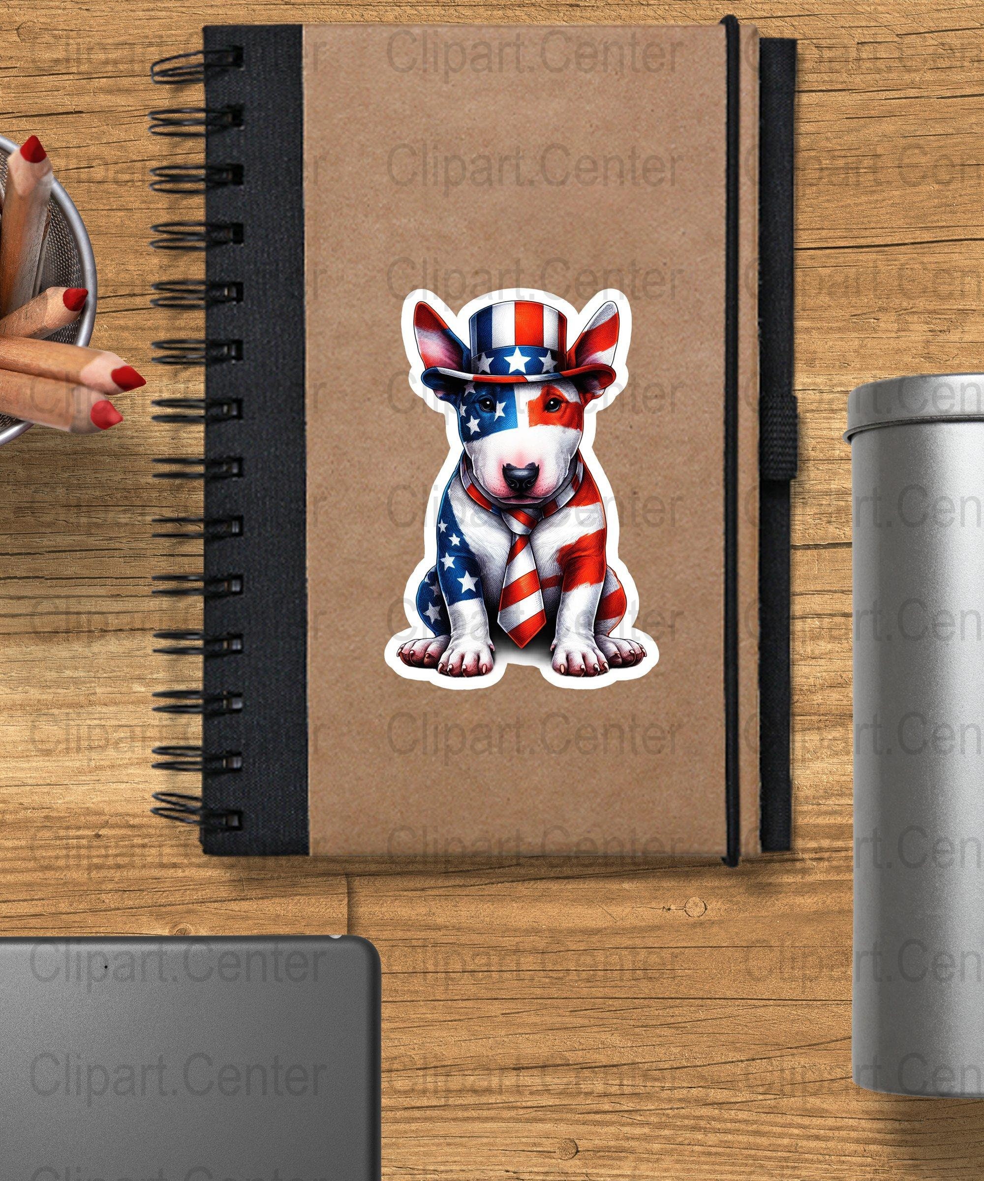 Patriotic Dog Clipart PNG, American Flag Dog, USA Theme, Fourth of July ...