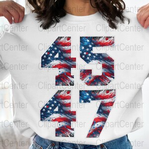 Trump 45 47 Png, Trump 2024 Png, Distressed Trump USA Flag Png ...