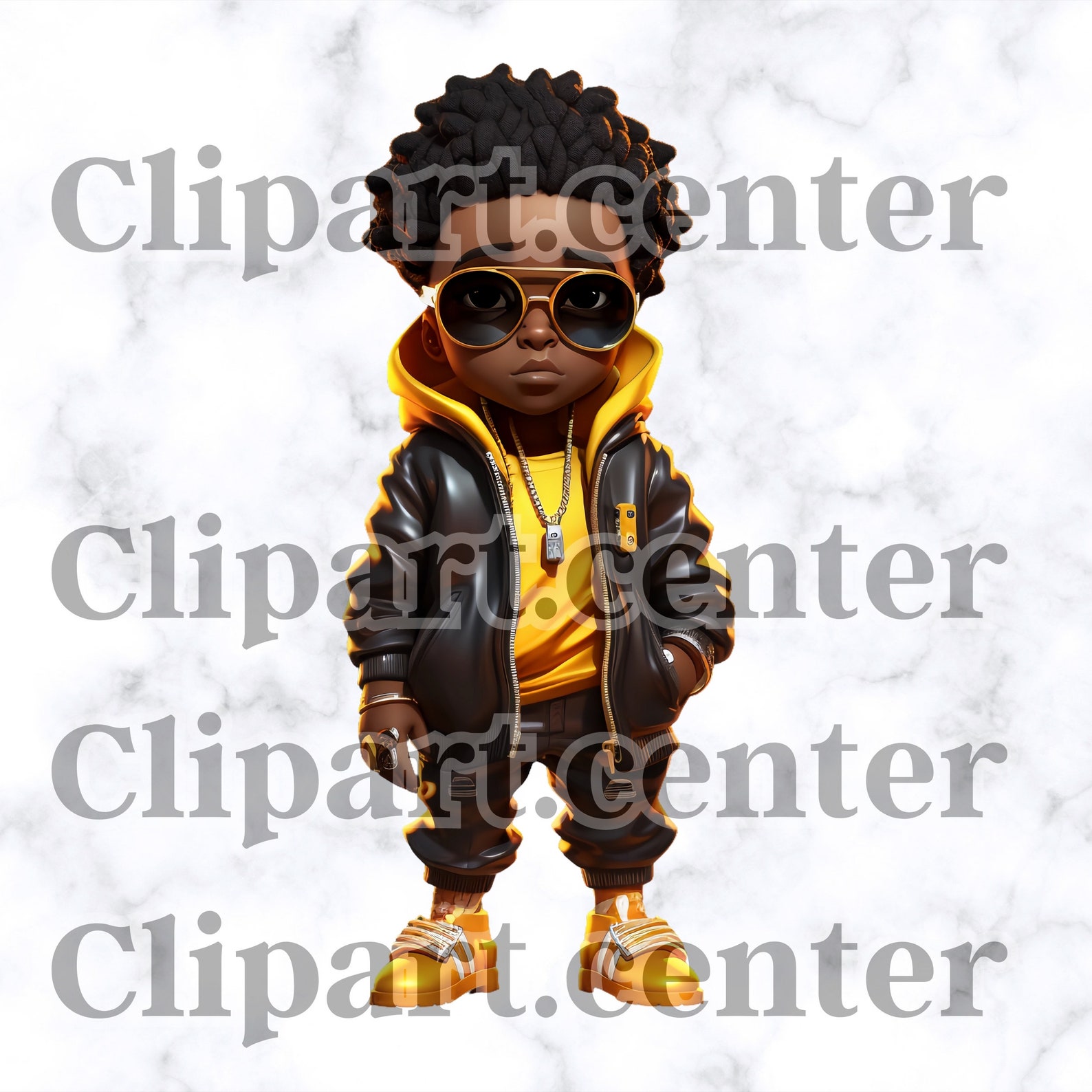 African American Boys, Clipart PNG, Instant Digital Download Urban ...