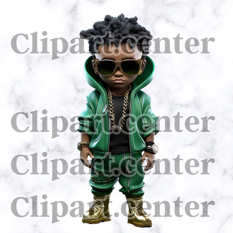 African American Boys, Clipart PNG, Instant Digital Download Urban ...