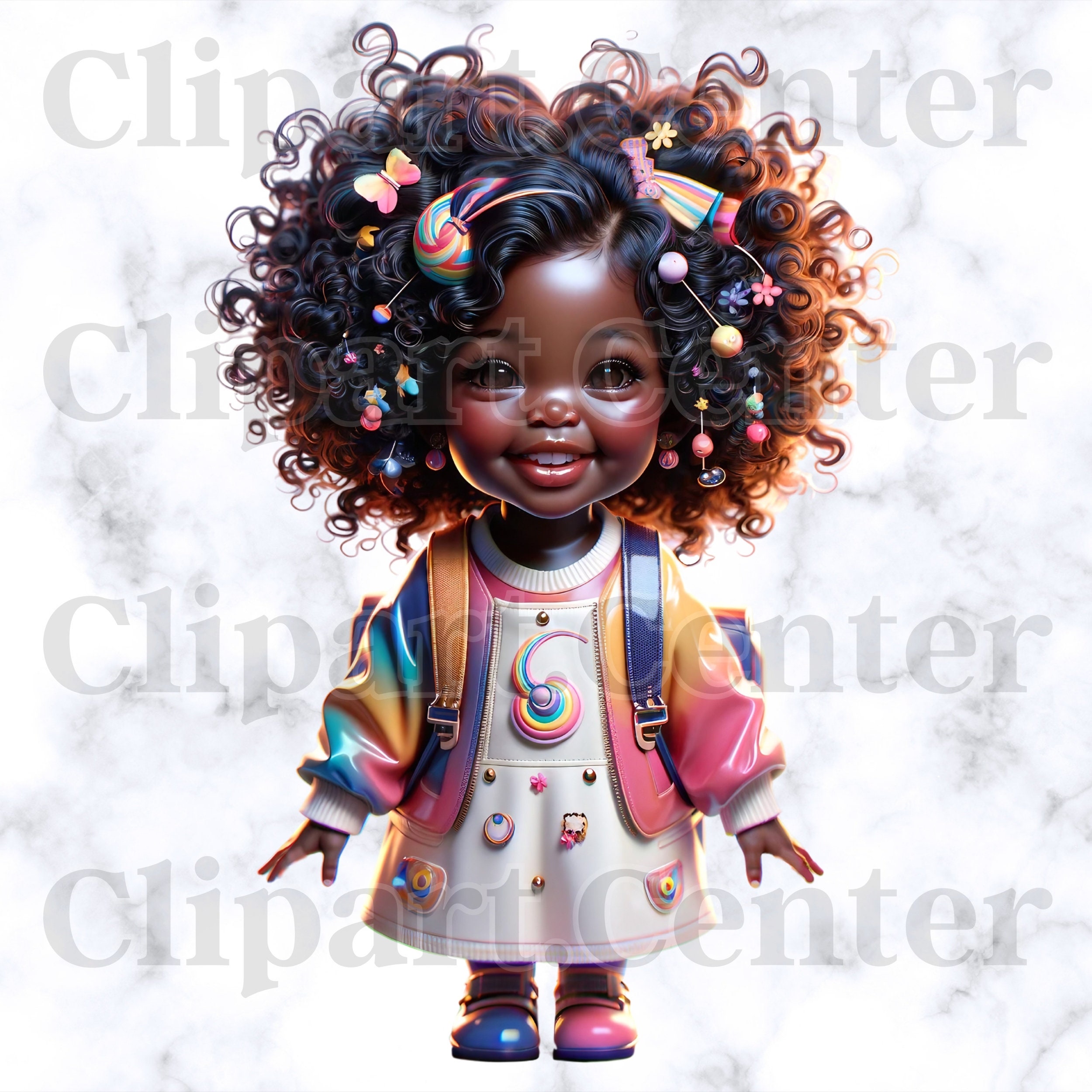 20 Adorable Little Black Girl PNG Cliparts: Celebrating Black Girl ...