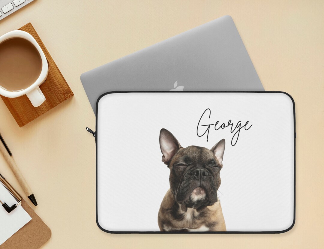 Personalized Pet Photo and Name Laptop Sleeve, Personalized Laptop ...