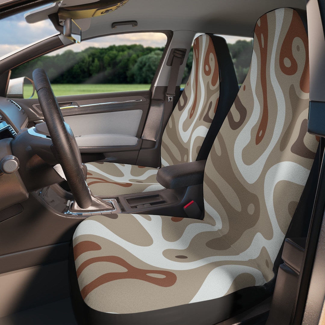 Topography Car Seat Cover, Topography Pattern Car Seat Covers for ...