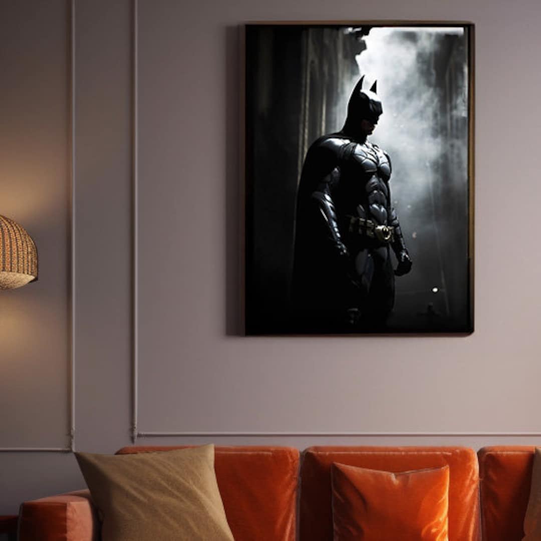The Bat Guy Poster, Dark Knight, Hi-res, 300 Dpi Digital Download for ...