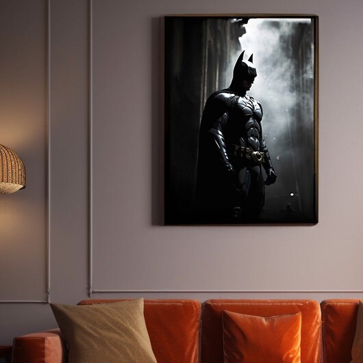The Bat Guy Poster, Dark Knight, Hi-res, 300 Dpi Digital Download for ...