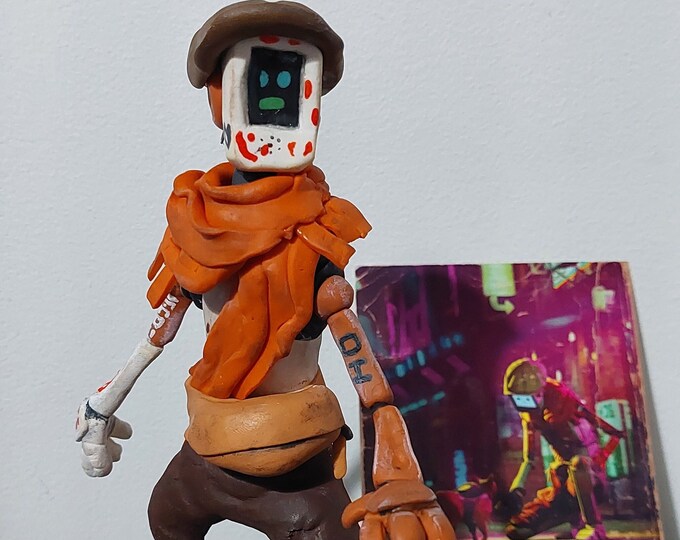STRAY Clementine Polymer Clay Figure Statue 7" Clem Figurine Companion ...