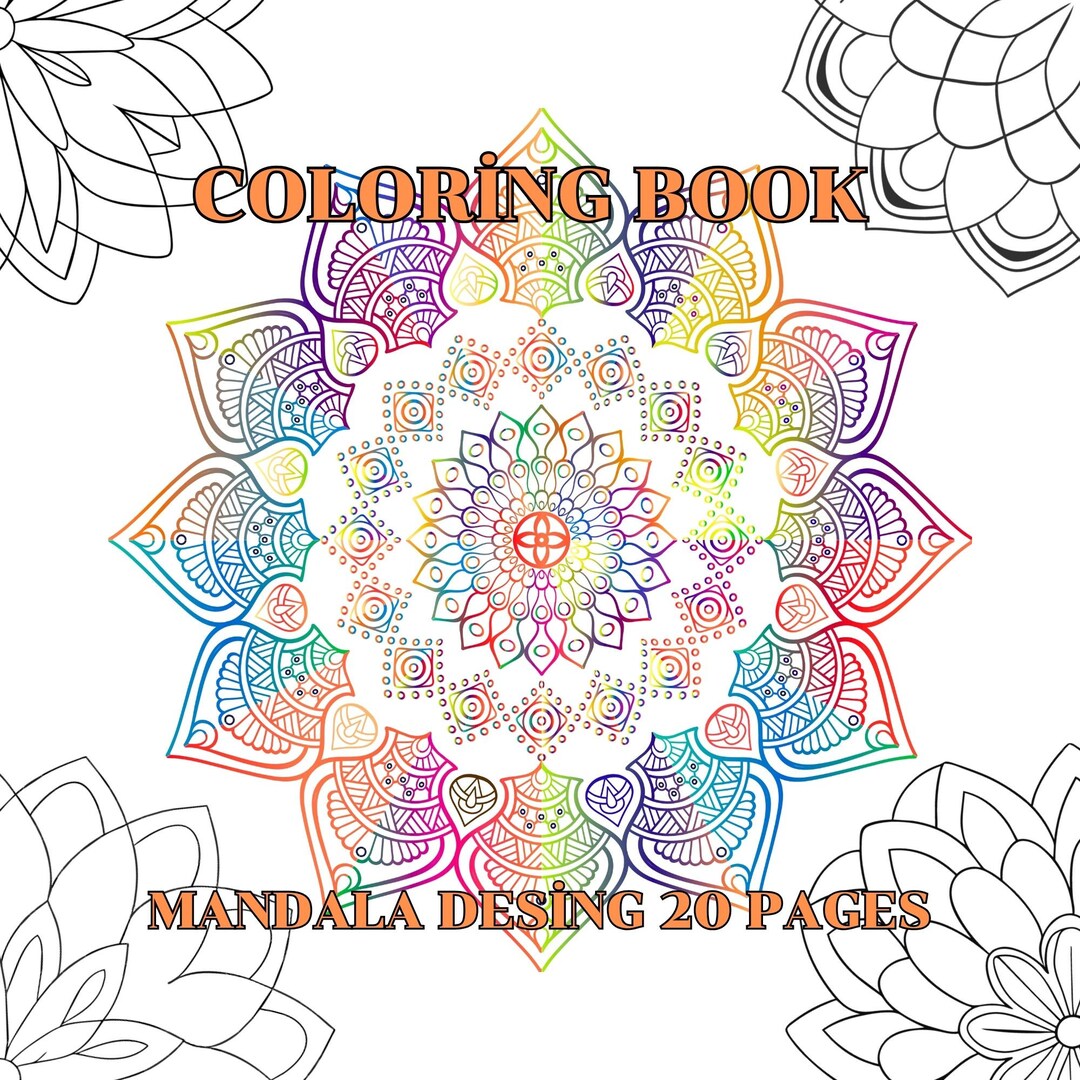 Coloriage mandala, livre de coloriage mandala, pages à colorier, pages ...