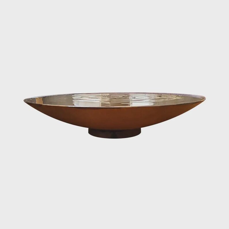 Corten Steel Water Bowl Feature. 3mm Thick - Etsy UK