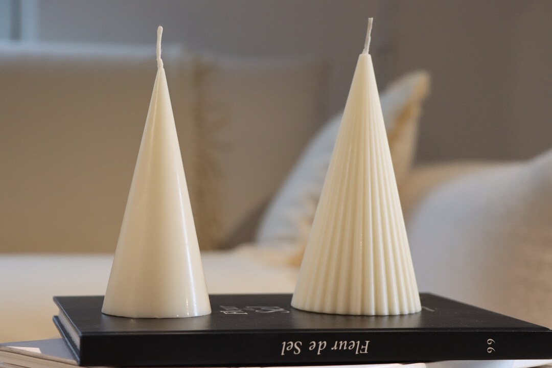 Soy Wax Candle Pyramid Set of 2 - Etsy