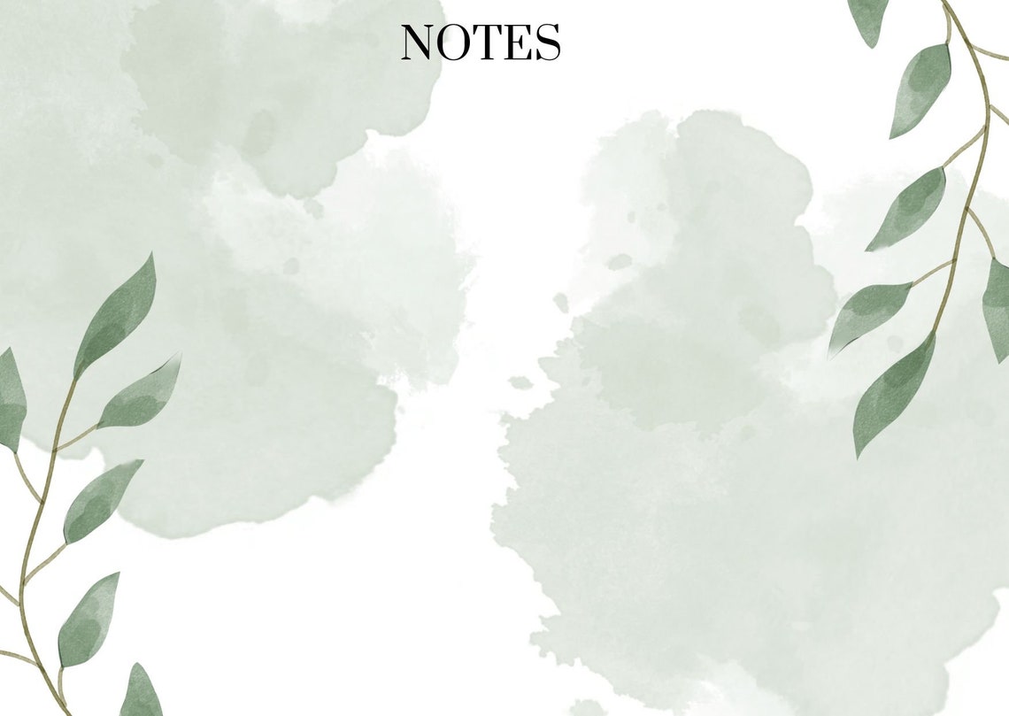 Printable Notepads Instant Download File - Etsy
