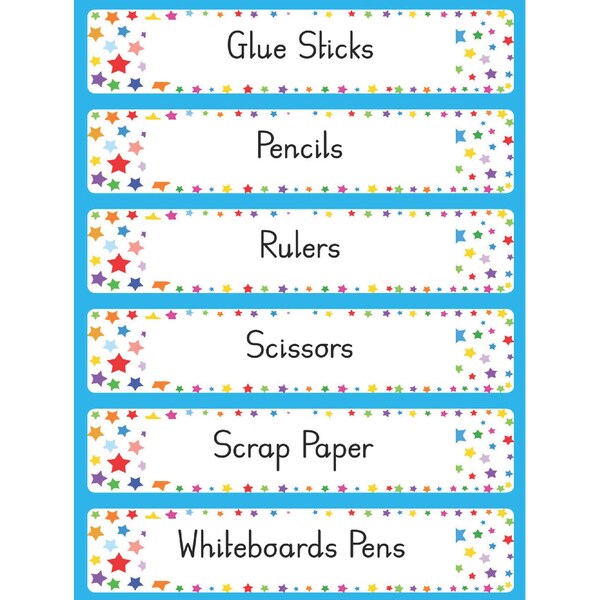 Classroom Tray Labels - Etsy UK