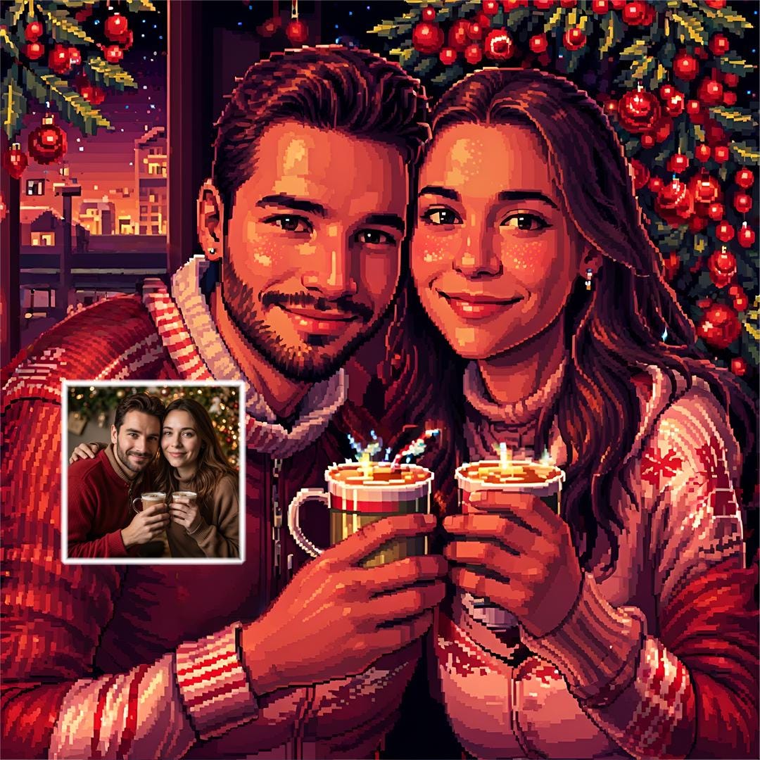 Custom Pixel Art Portrait, Turn Your Photos Pixel-art Masterpiece ...