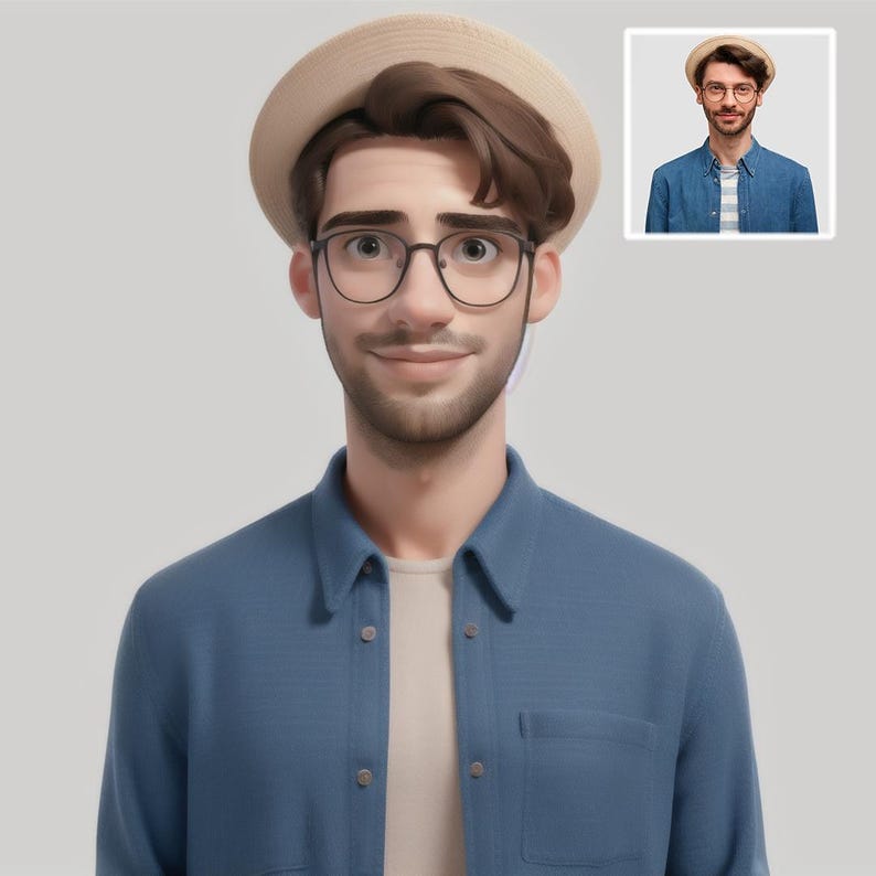 Custom Pixar Photo, Pixar Style Photo From Your Photo, Become a Pixar ...