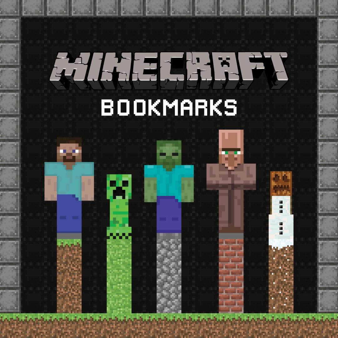 Minecraft Themed Bookmarks, Fancy Minecraft Bookmarks for Gamers, Book ...