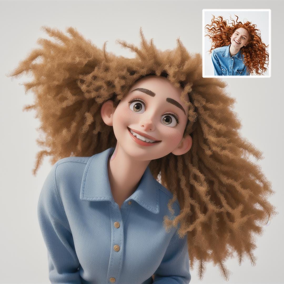 Custom Pixar Photo, Pixar Style Photo From Your Photo, Become a Pixar ...