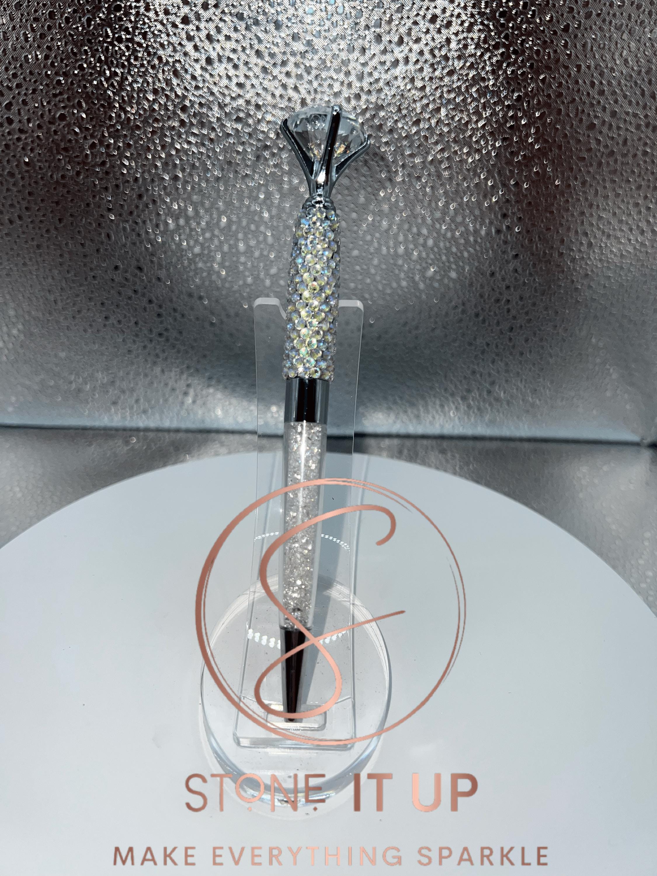 Starry Sky Blinged Out Diamond Top Pen - Etsy