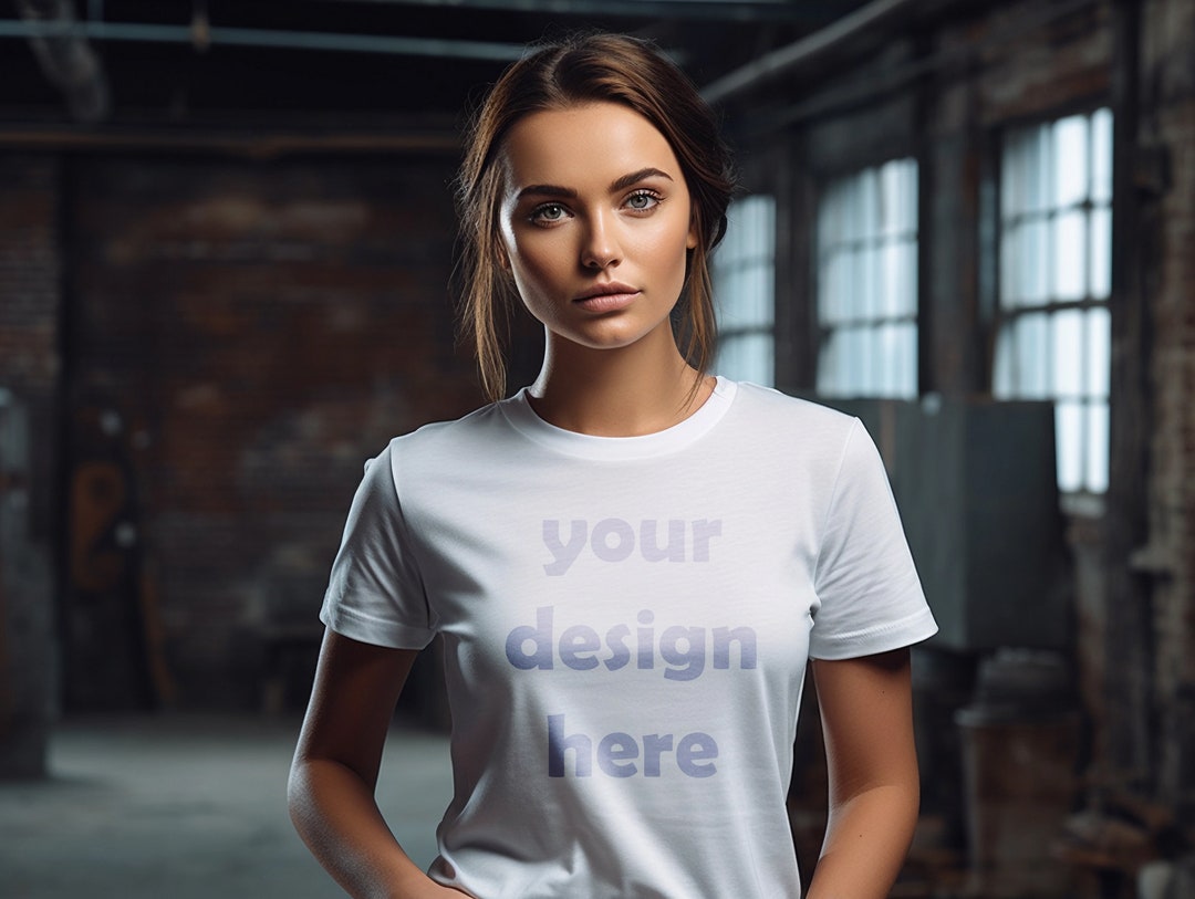 T-shirt Mockup Bundle 5 Model Mockups Industrial Mockup Alternative ...