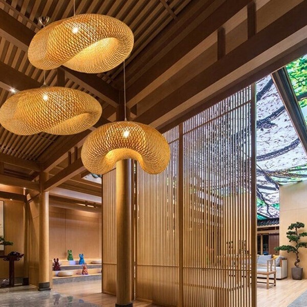 Bamboo Light - Etsy