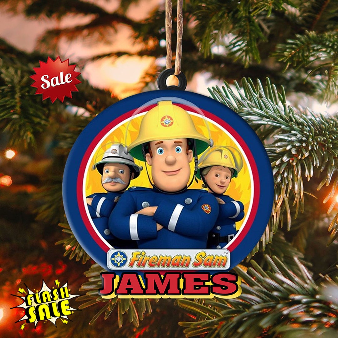 Personalized Fireman Sam Ornament Fireman Sam Ornament - Etsy