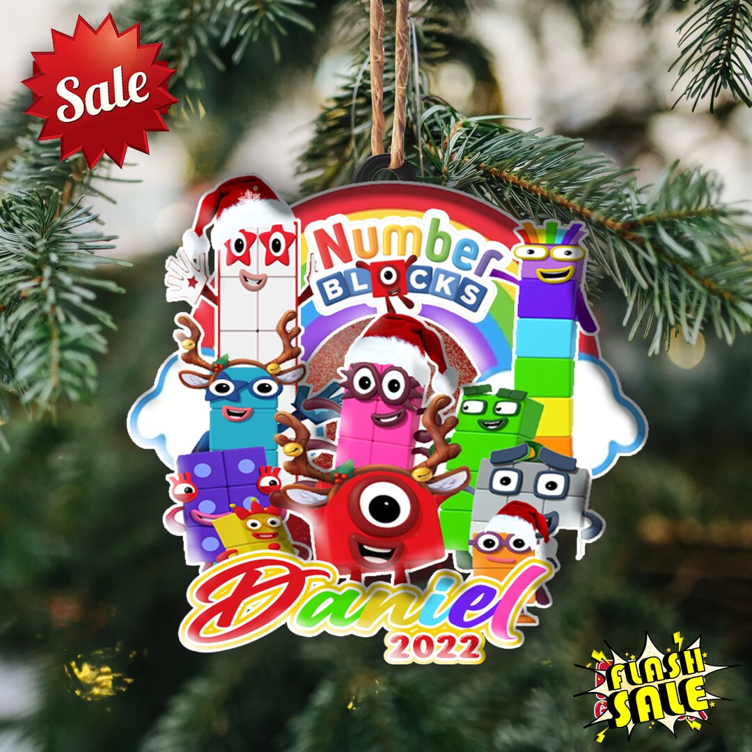 Personalized Numberblocks Ornament Numberblocks Christmas - Etsy