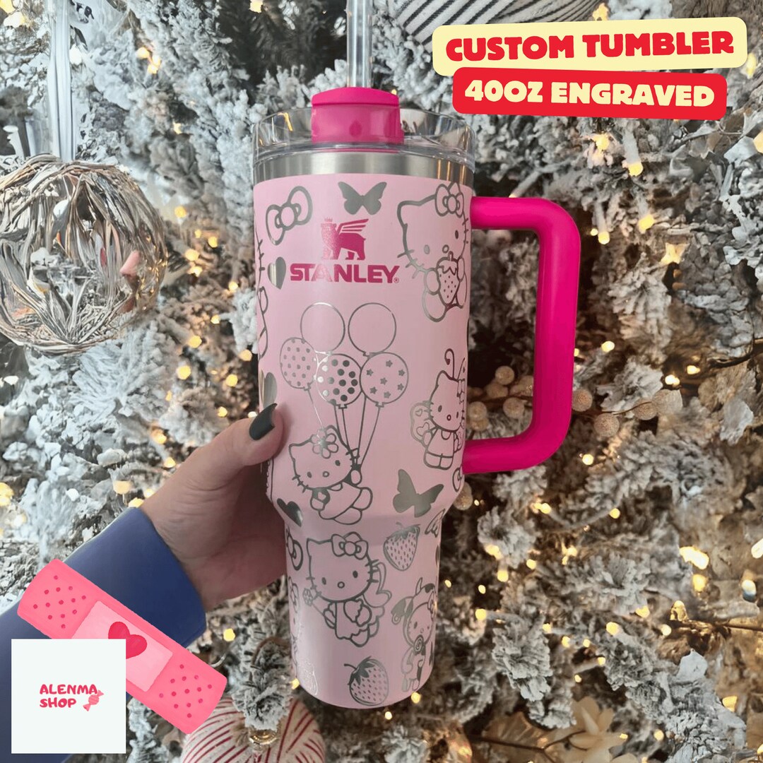Hello Kitty Engraved 40oz Tumbler Sanrio Characters Cup - Etsy