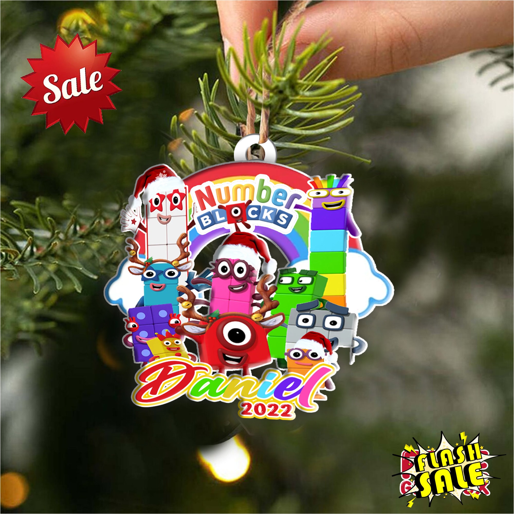 Personalized Numberblocks Ornament Numberblocks Christmas - Etsy